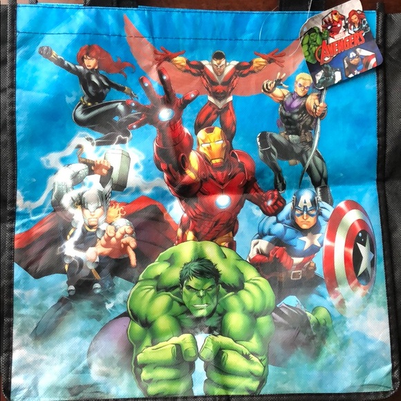 Marvel | Accessories | Nwt Tote Bag Sticker Play Pack | Poshmark